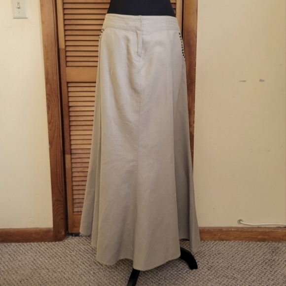 Edward | Skirts | Euc Edward Linen Maxi Skirt Size 2 | Poshmark